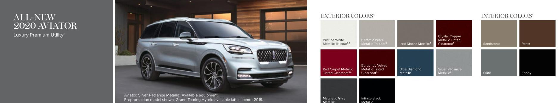 Lincoln Paint Codes and Color Charts