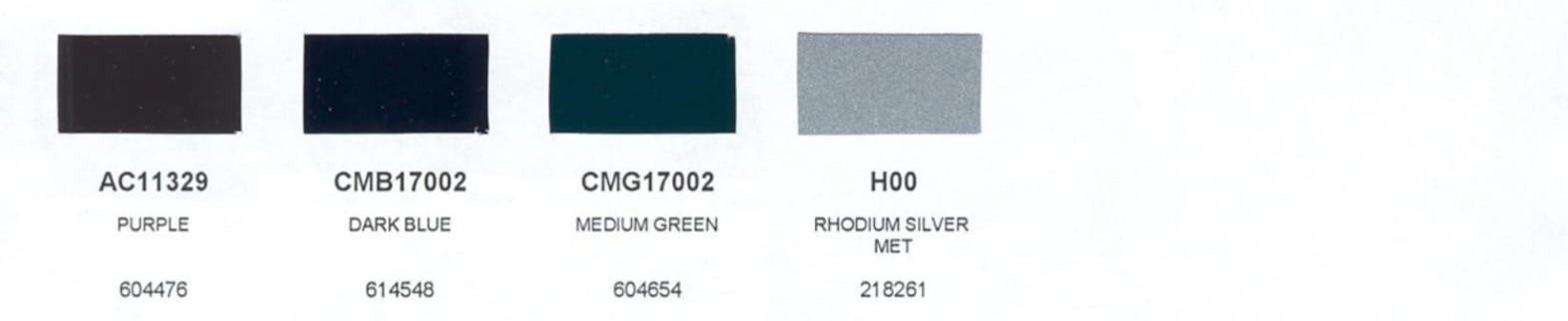 Mitsubishi Paint Codes & Color Charts